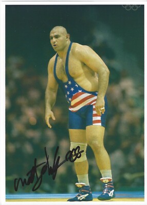 MATT GHAFFARI Signed 8.5 x 11 Photo Signed REPRINT Wrestling Olympics ...