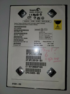 Seagate ST340015A 40GB 3.5" IDE Desktop Hard Drive TESTED Works 100% | eBay