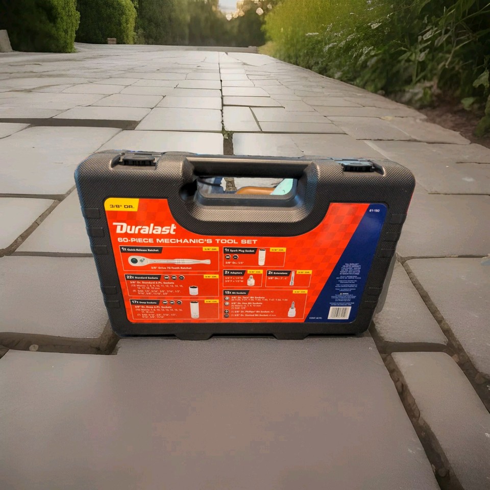 Duralast 60-piece Mechanics Tool Set | eBay