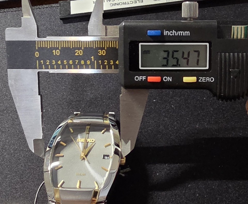 Seiko Men's Solar V157-0AT0 Rare (Needs Battery) | eBay