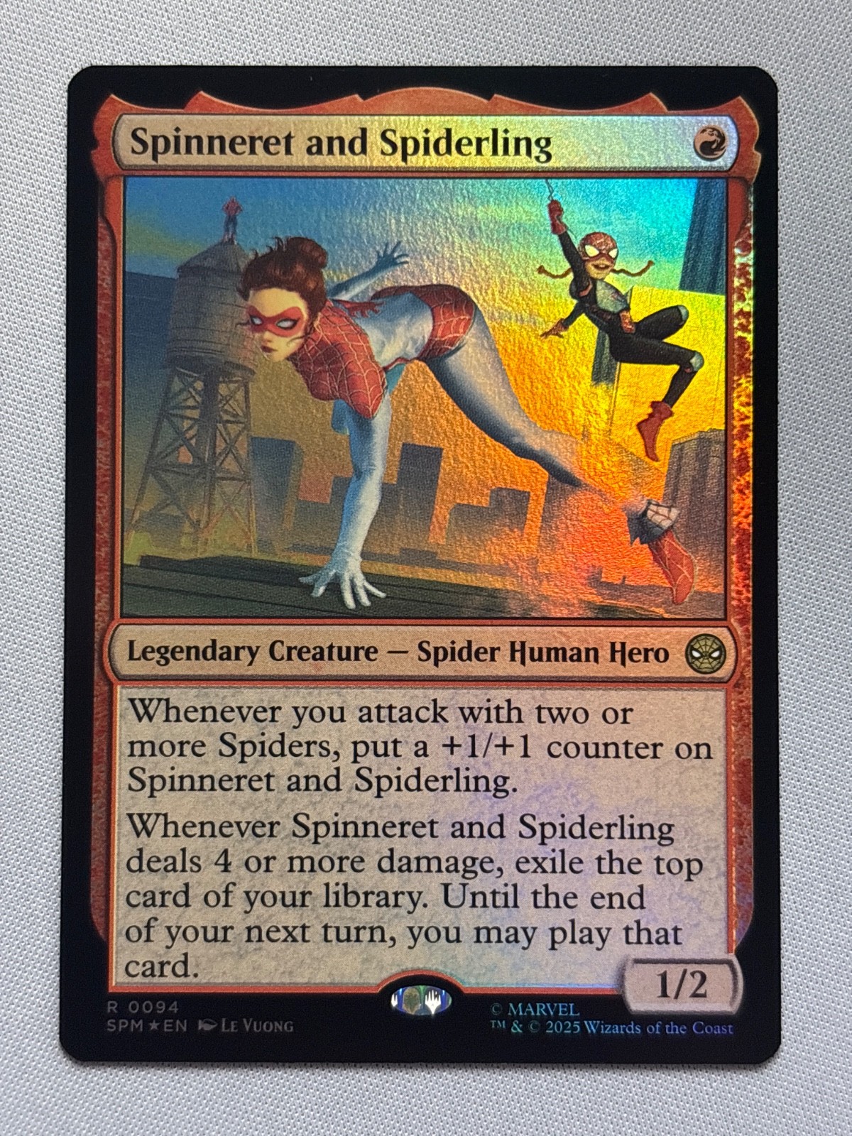 Spinneret and Spiderling Marvel's Spider-Man Foil for sale online | eBay UK