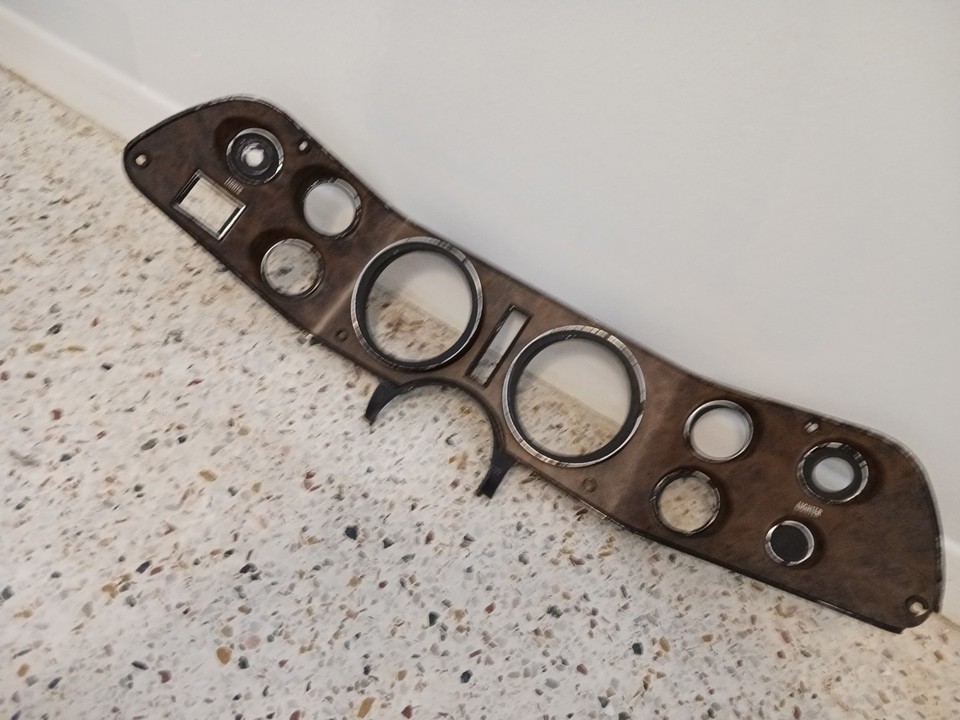 70 71 72 73 74 75 76 77 Camaro Woodgrain Dash Bezel Gauge burlwood ...