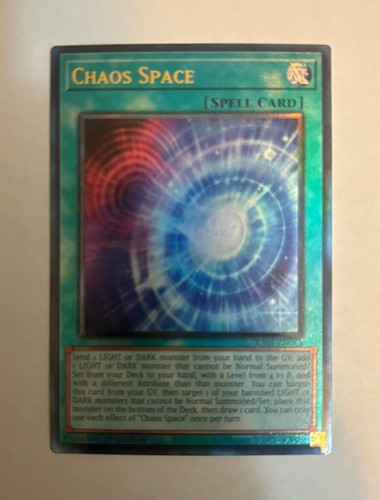 Chaos Space (PUR) RA01-EN065 25th Anniversary Rarity Collection 1st ...