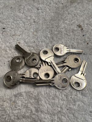 Lot Of 12 1041B Key Blanks for Various Padlocks by American Lock LPKB-4 ...
