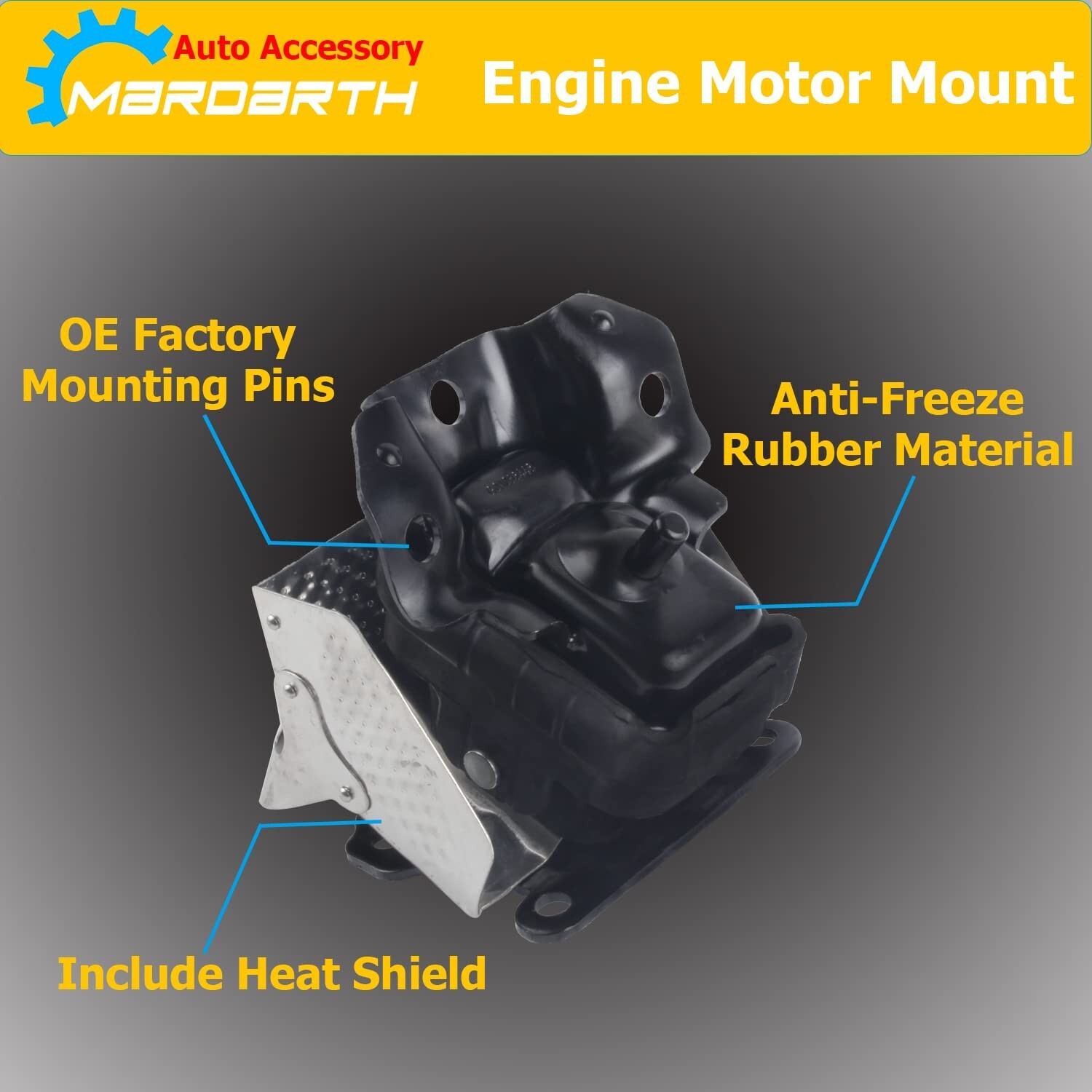 15854941 Engine Motor Mount Compatible with Fits 2007-2014 Tahoe ...