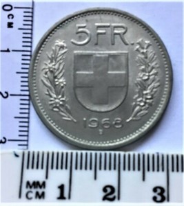 5 Swiss Francs - 5 FR - 1968 - Helvetica | eBay