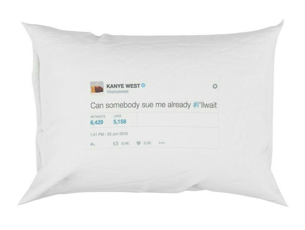 Celebrity Tweets Saying Novelty Funny Soft Pillowcase Pillow Case Cover ...