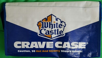 White Castle Crave Case Caddy Insulated Tote Bag for Sliders 2017 Never ...
