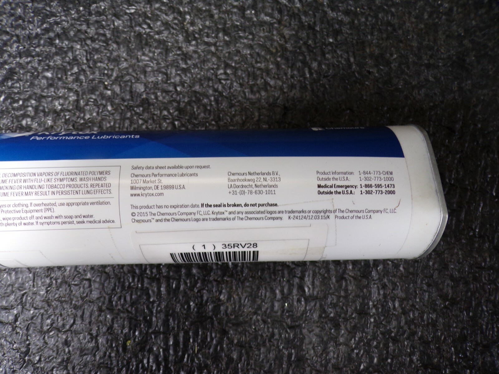 KRYTOX GPL-227 0.8kg White Anti-Corrosion Grease Cartridge PTFE (MJ) | eBay