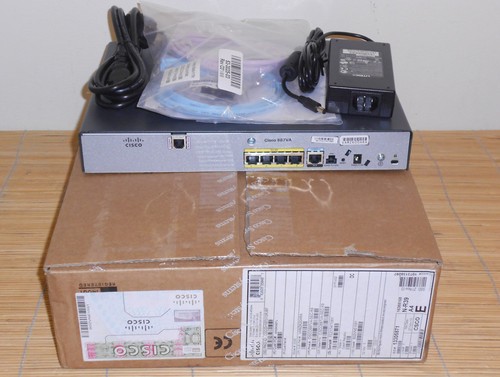 NEW CISCO 887VA-SEC-K9 VDSL2/ADSL2+ over POTS IPSec VPN Router NEU OPEN ...