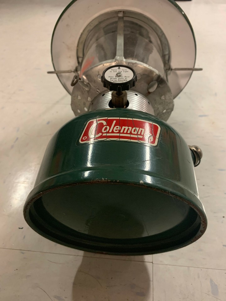 Vintage 1971 Coleman 228F Double Mantle Liquid Fuel Camping Large ...