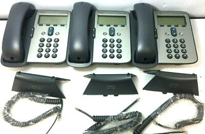 Lot of 3 Cisco 7906 IP Phone 7900 Series | eBay