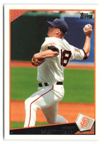 2009 Topps Matt Cain #546 San Francisco Giants BASEBALL Card | eBay