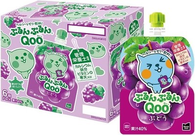 Minute Maid Qoo Grape Jelly Drink 125g Pouch x30 Coca Cola Japan | eBay