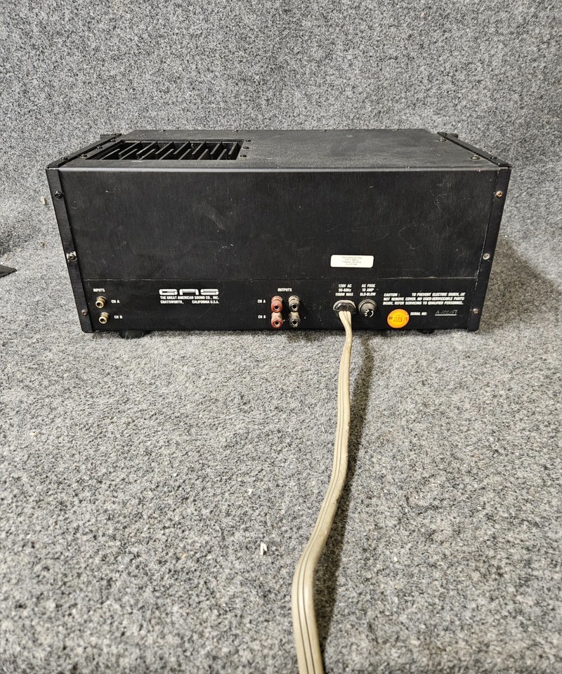 GAS Ampzilla Vintage Power Amplifier – The Great American Sound Co ...