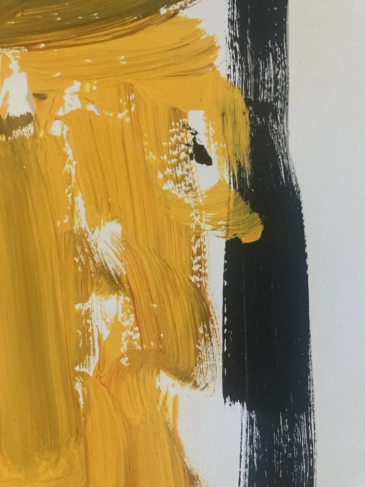 Beautiful Painting 2007 Gouache On Paper Mask Abstract Art Henry Noël ...