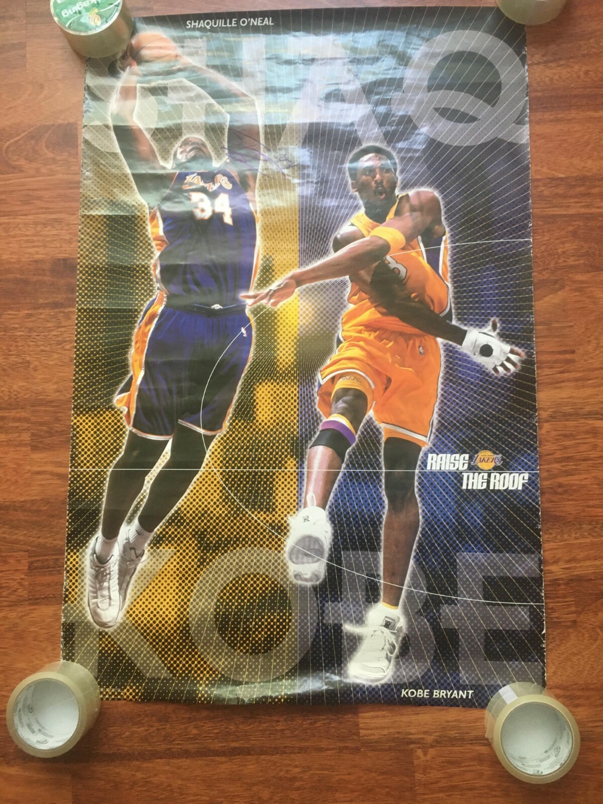 SHAQ ONEAL AUTOGRAPHED SIGNED POSTER (NBA TOP 50 OF ALL TIME) LAKERS ...