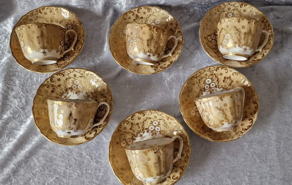 Antique 2222 Pattern Porcelain Cup and Saucer by Hilditch & Hopwood | eBay