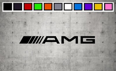 AMG WITH LOGO Vinyl Decal Sticker Emblem Car Truck Window 4" 6" 8" | eBay