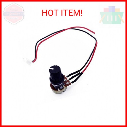 10K OHM Linear Taper Rotary Potentiometer B10K Pot with Knob and 3-Pin ...