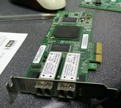 5x HP AE312A / 407621-001 / QLE2462 / AE312-60001 PCIe 2-PORT FC-4GB ...