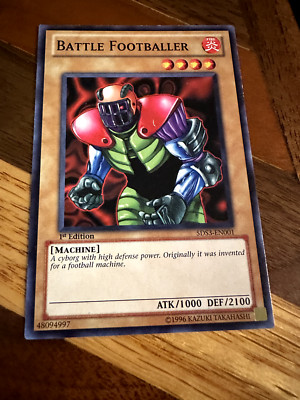 Battle Footballer SDS3-EN001 1st Edition Common LP + BONUS | eBay