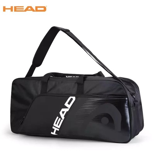 Large Capacity Original Head Black Tennis Bag shoes compartment 6 ...