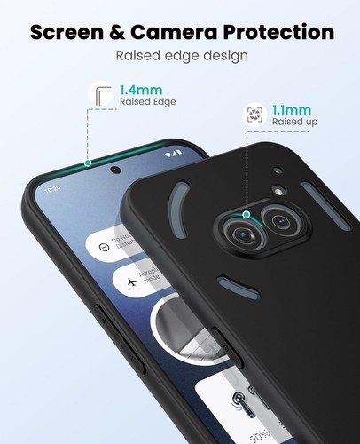 For Nothing Phone 2a Case, Slim Gel Phone Cover & Glass Screen ...