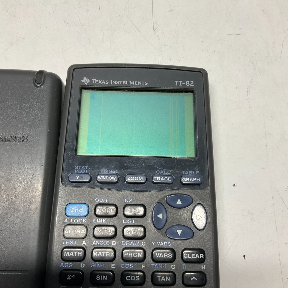 Texas Instruments TI-82 Gray Graphing Calculator Tested and Working | eBay