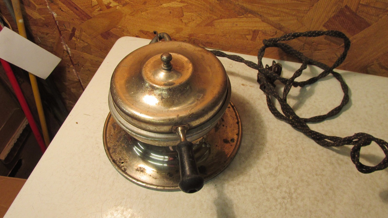 Antique Fitzgerald Star Rite Junior Waffle Iron Sandwich Baker Toaster ...