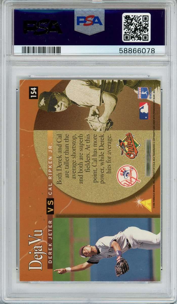 1996 Pinnacle Summit - Deja Vu Derek Jeter, Cal Ripken #154 for sale ...