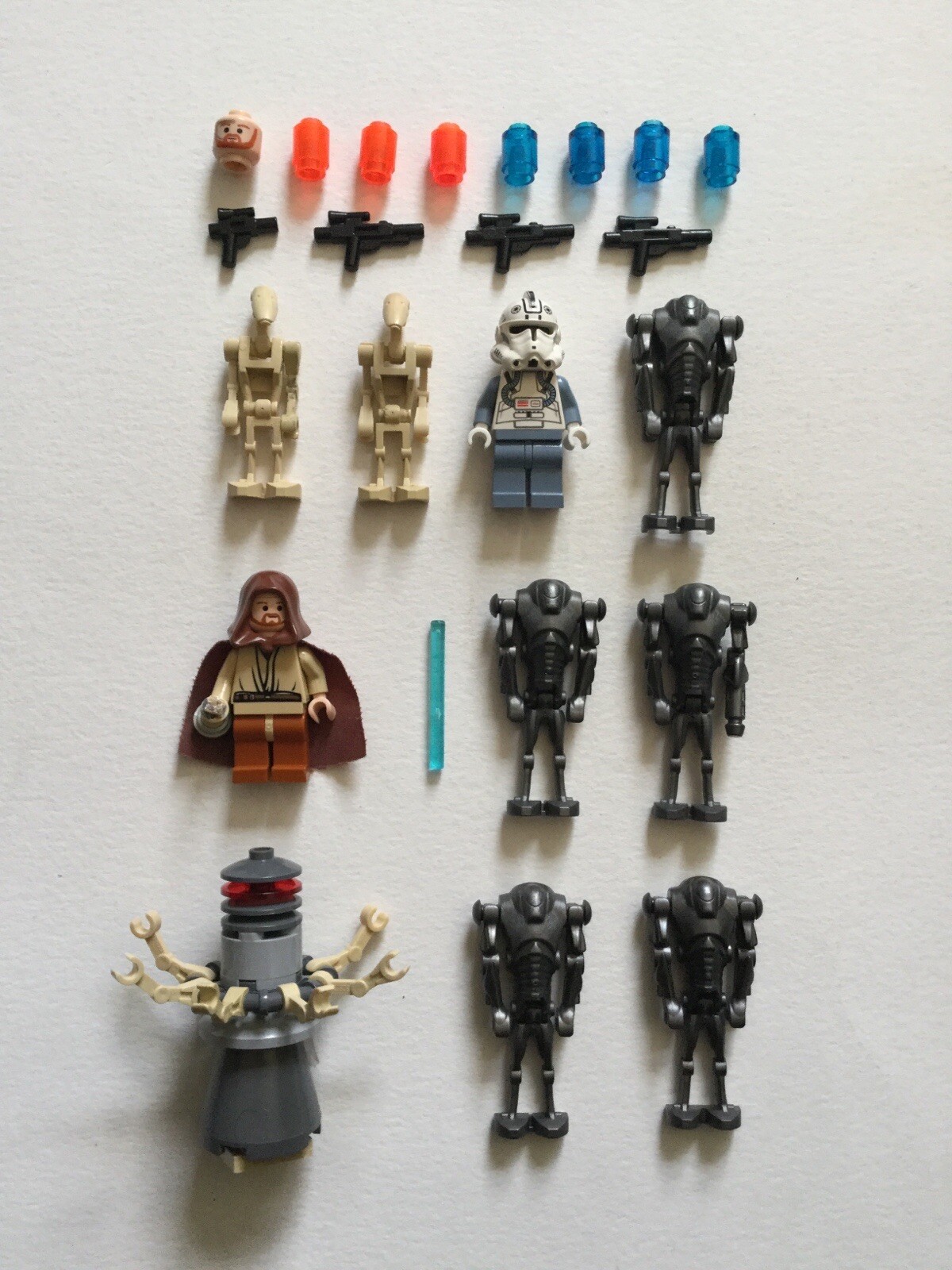 Lego Star Wars Clones Pilot Obi Wan Kenobi Mechanical Droid Super ...