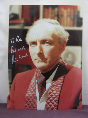 signed color photo of Peter Howell as The Professor of cult TV Show The ...