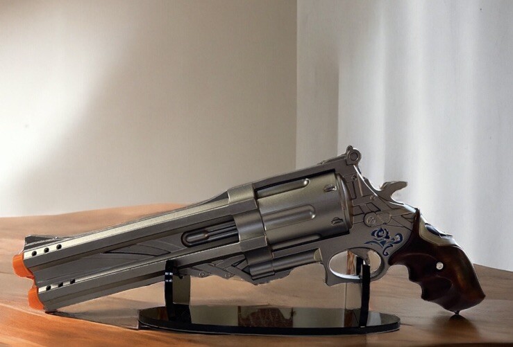 Blue Rose With Stand, From Devil May Cry, 1:1 Nero DMC Gun, Pistol ...