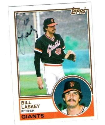 Bill Laskey Signed Auto Autographed 1983 Topps Baseball Card ...