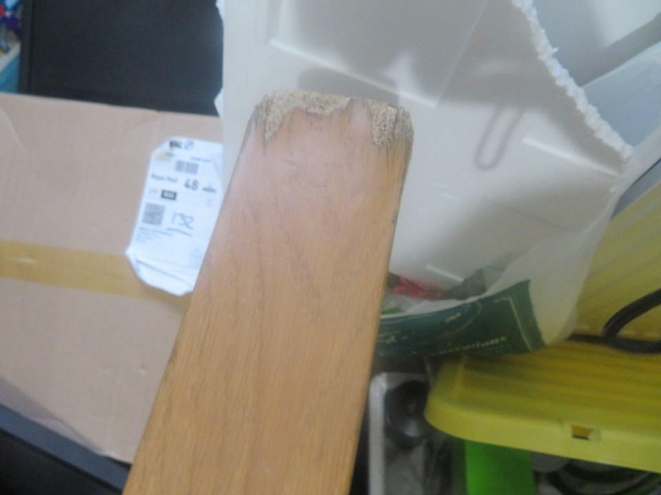 Strong wooden table in good condition just a bit of wear and tear(see ...
