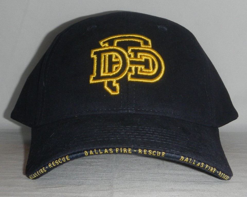 NEW Dallas Fire Dept Department DFD Fire Rescue Logo Baseball Hat Cap ...