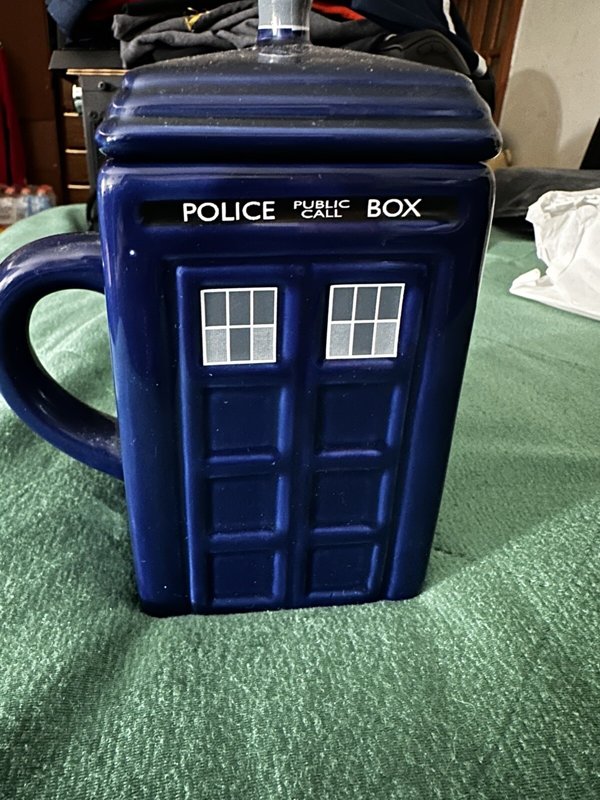 Doctor Who Tardis Mug | Official Ceramic Coffee Mug With Lid | 17 Oz ...