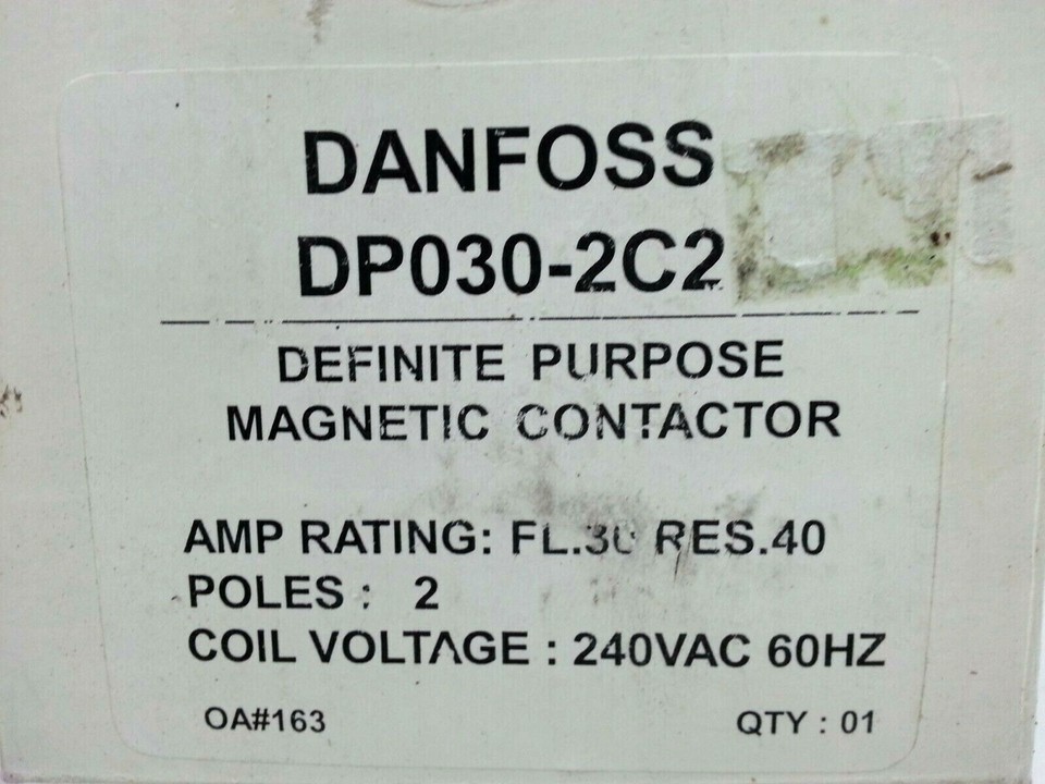 DP030-2C2 DANFOSS MAGNETIC CONTACTOR | eBay