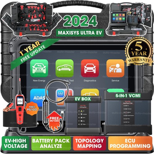 Autel MaxiSys Ultra EV Electric Intelligent Diagnostic OBD2 Scanner Programming | eBay