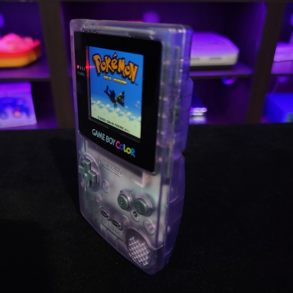 Atomic Purple Gameboy Color IPS Console Backlit LCD Screen GBC Game Boy ...