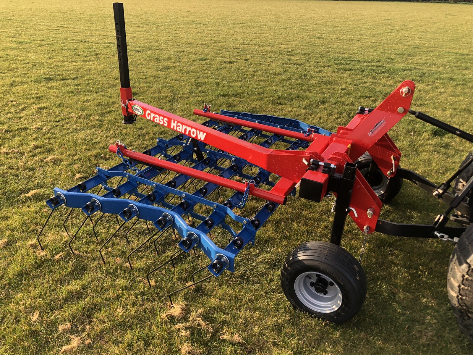 Opico Spring Tine Grass Harrow & Compact Tractor With Operator Hire For ...
