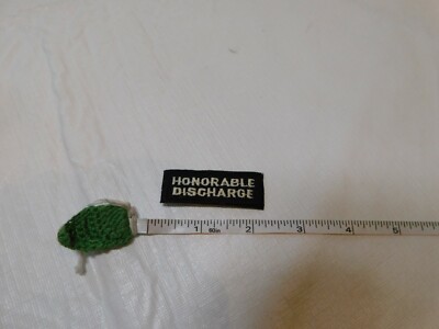 Military US USA United States Honorable discharge patch black white ...
