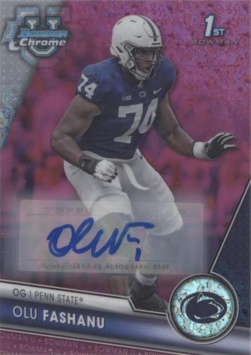 2023 Bowman University Chrome - Chrome Prospect Autographs Olu Fashanu ...