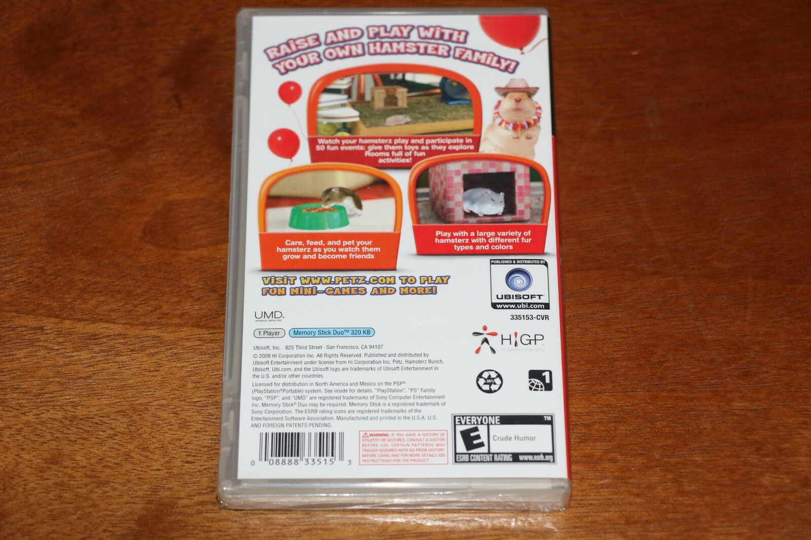 Petz: Hamsterz Bunch (Sony PSP Game) - Brand New | eBay