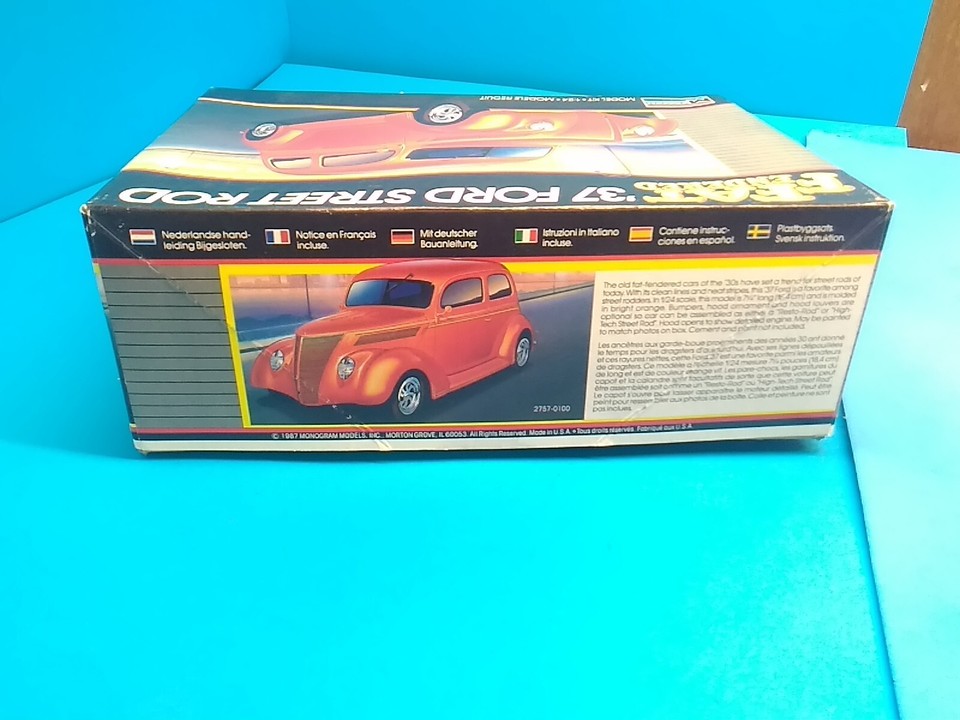 1/24 scale Monogram '37 ford street rod model kit | eBay