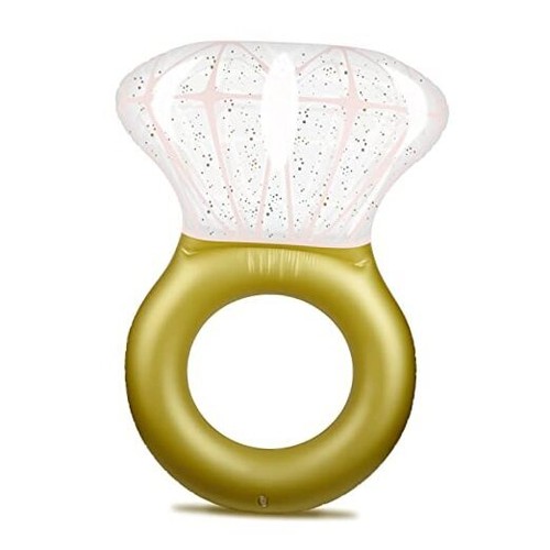 Inflatable Diamond Ring Pool Floats, Engagement Ring Bachelorette Party ...
