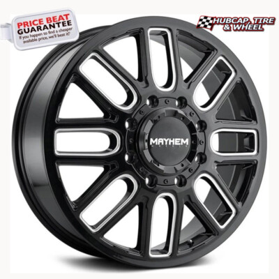 Mayhem Cogent Dually 8107d Gloss Black - 20X8.25- 8x165.1 BP, -192MM ...
