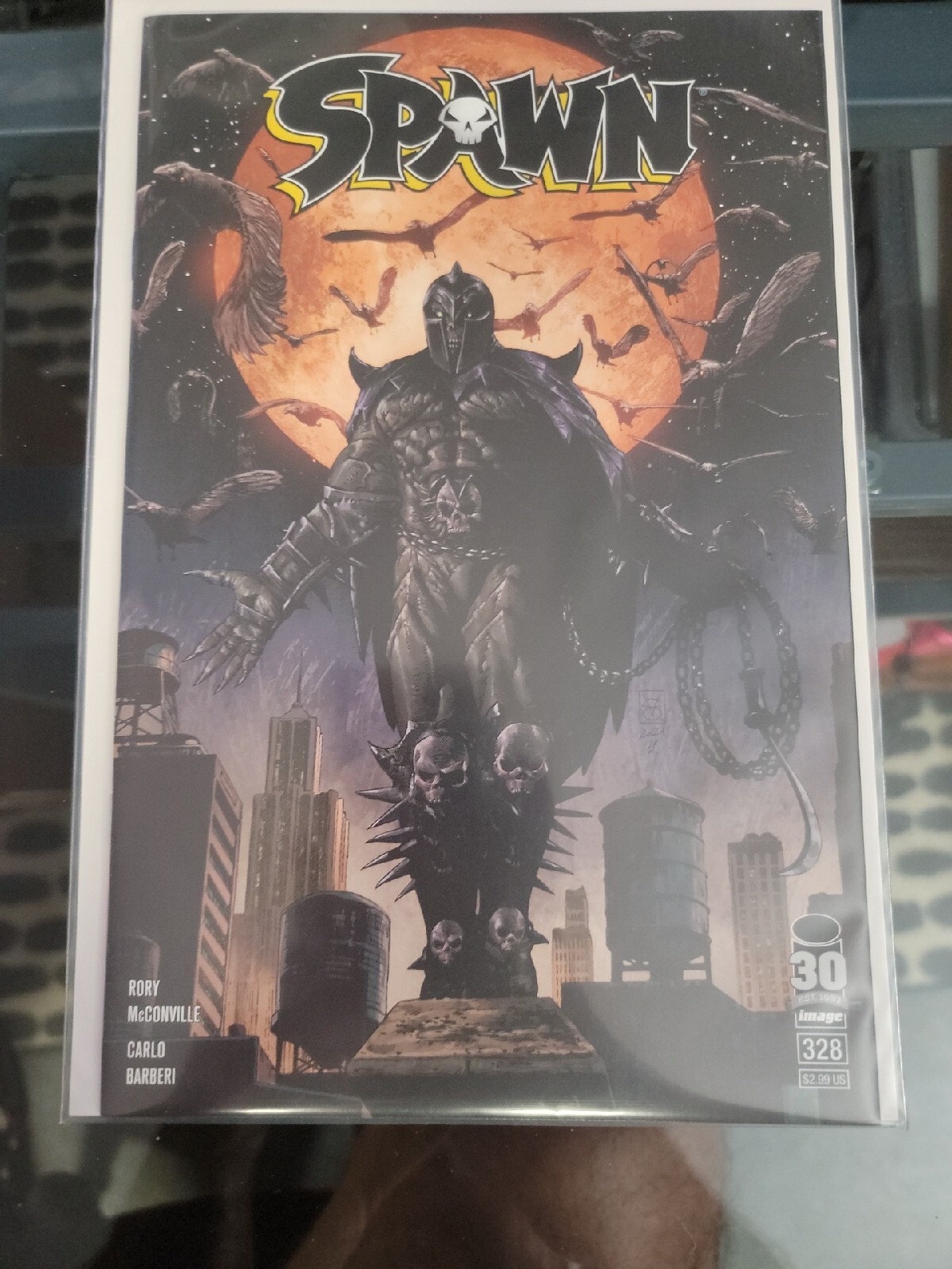 Spawn #328 COVER B / VALERIO GIANGIORDANO / 2022 Todd McFarlane IMAGE ...