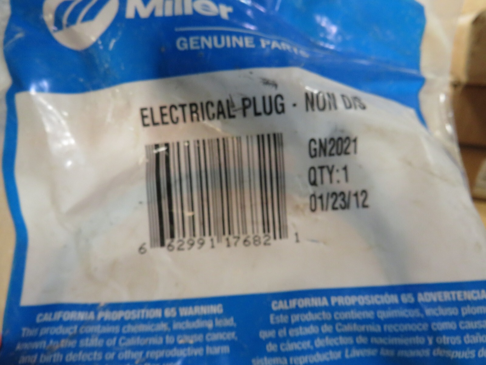 GN2021, MILLER, ELECTRICAL PLUG - NON D/S | eBay